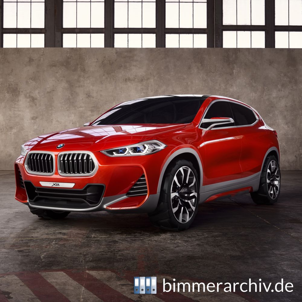Baureihenarchiv für BMW Fahrzeuge · BMW Concept X2 · bimmerarchiv.de